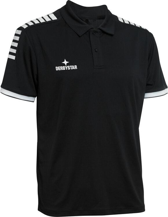 Derbystar Primo Polo-Shirt 6045070210 schwarz weiss - Gr. XXL